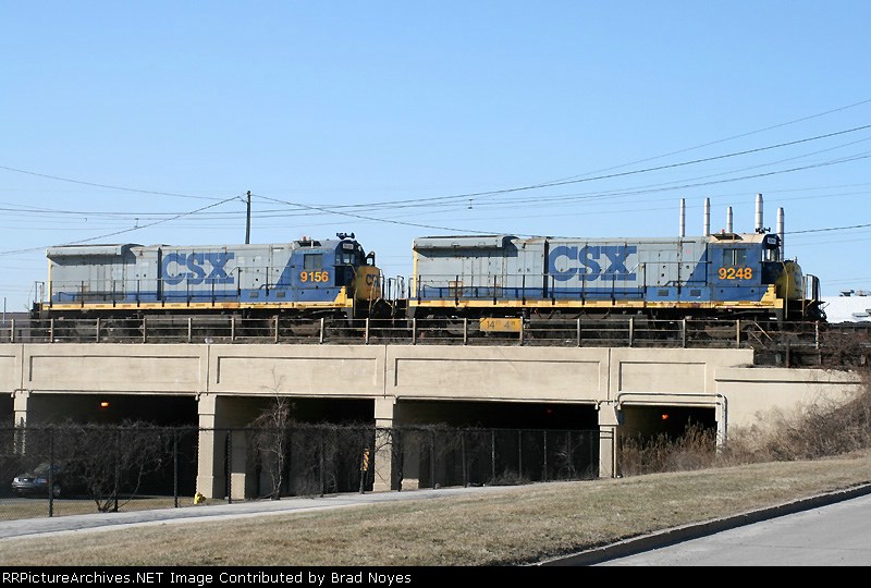 CSX 9248 & 9156